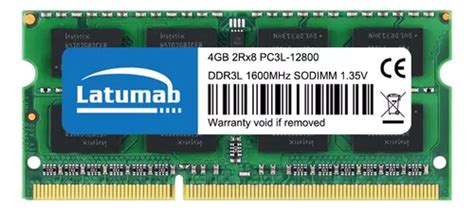 Memoria Ram Latumab 4gb Ddr3l 1600 12800 1 35v 1 5v Portátil Envío Gratis