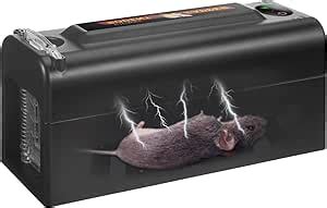Amazon.com : Electric Mouse Traps Indoor for Home, Rat Trap for House with Upgraded Anti-Escape ...