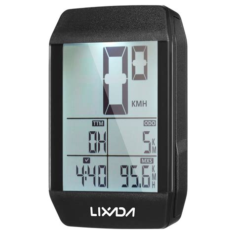 Lixada Newest Bkv 1802 Wireless Bike Cycling Computer Waterproof Bicycle Speedometer Odometer