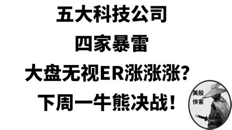 【每周复盘】五大科技齐发财报，四家暴雷为什么大盘还涨？下周市场坐等fomc 殊不知周一对多空就很关键！决战spx 3900 Youtube