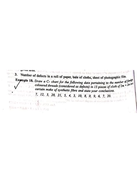 questions based on c chart pdf