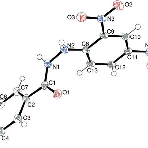 Molecular Structure Of The Title Compound Anisotropic Displacement