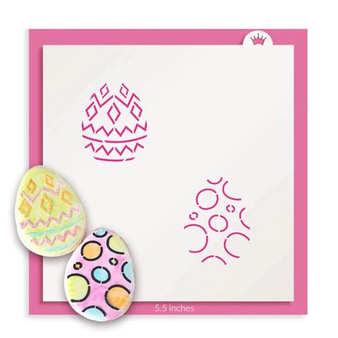 Mini Egg Dots And Diamonds Stencil Ultimate Baking And Cake Decorating Supplies