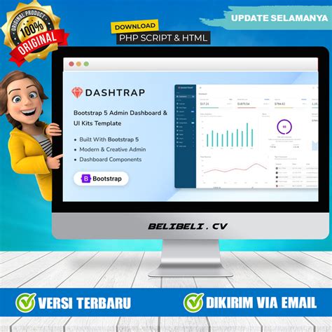 Jual Bootstrap 5 Dashtrap Admin Dashboard And Ui Kits Shopee Indonesia