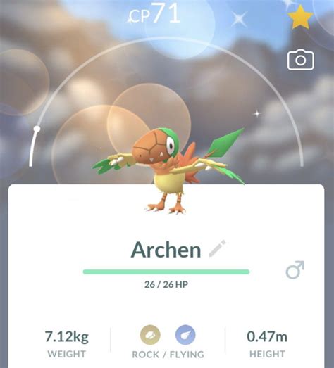 Pokemon Go Shiny Archen Video Gaming Gaming Accessories In Game