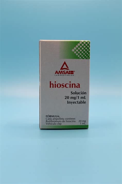 Hioscina Solucion Inyectable 201ml 3 Ampolletas Farma Gen