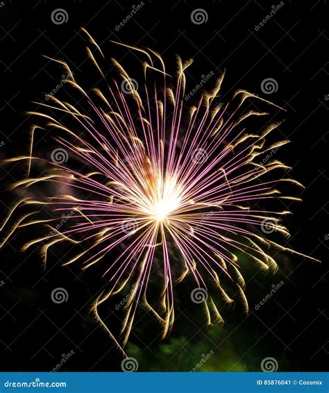 Fireworks Light Stock Image Image Of Explosion Festive 85876041