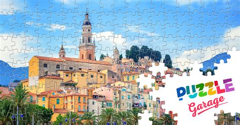 Menton Jigsaw Puzzle Countries France Puzzle Garage