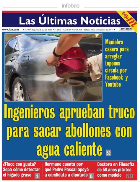 Las últimas Noticias Chile Sábado 30 De Septiembre De 2017 Infobae