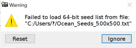 Bug Report Importing Seed Lists Fails When File Path Contains Unicode