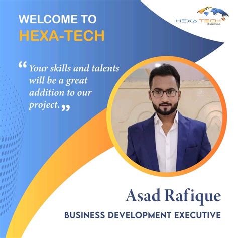 Asad Rafique On Linkedin Tech Businessdevelopmentexecutive Hexatech