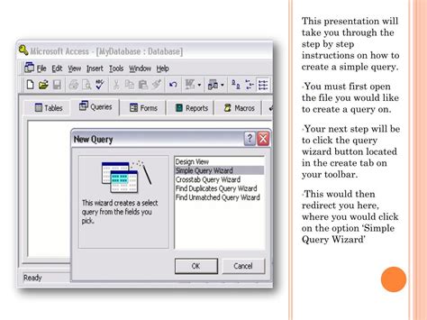Ppt Creating Queries In Access Step By Step Guide Powerpoint Presentation Id3103231