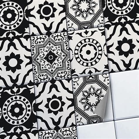 Amazon De CREATISTO Fliesenaufkleber Fliesenfolie Mosaikfliesen