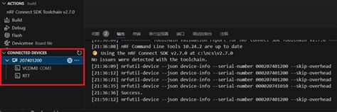 Can Not Connect Nrf51822 In Ncs For Vscode Nordic Qanda Nordic