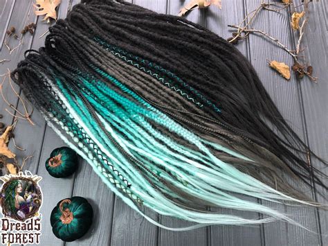 Natural Look Synthetic Double Ended Dreadlocks Braids Loose Ends Forest