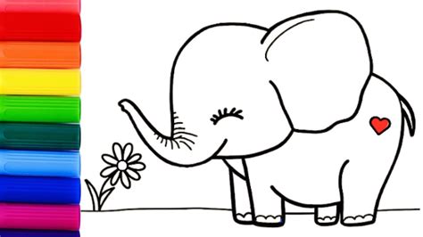 Como desenhar um Elefante Desenho fácil de Elefante YouTube