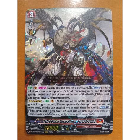 CFV Fated One Of Unparalleled Varga Dragres RRR DZ BT01 Dragon Empire