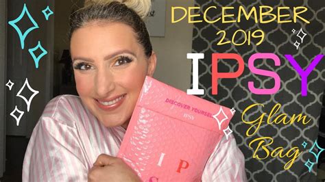 December Ipsy Glam Bag Un Bagging Youtube