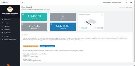 Client Analytics Dashboard Software CaseFox