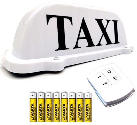 BEZPRZEWODOWA LAMPA KOGUT TAXI LED NA PILOTA MOCNA 43030 za 79 zł z