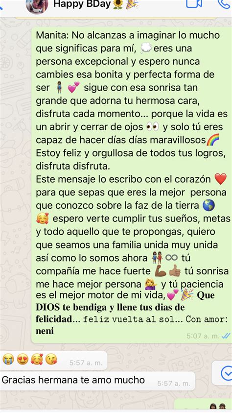 Emotiva Carta De Cumpleaños Para Mi Hermana Que Te Hará Llorar De Emoción