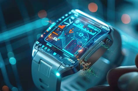 A Woman Uses Advanced Ai To Analyze Data In A Lab With A Futuristic Focus On Healthcare And