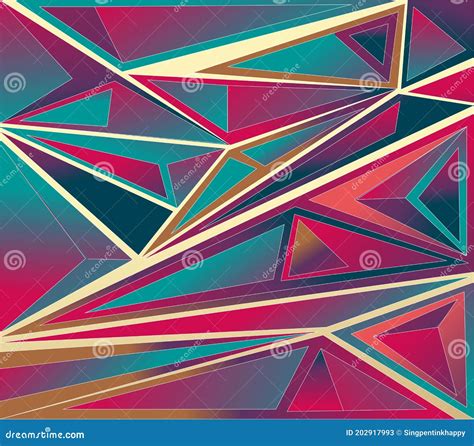 Vector Illustration Triangle Background Stock Vector Illustration Of Shape Creative 202917993