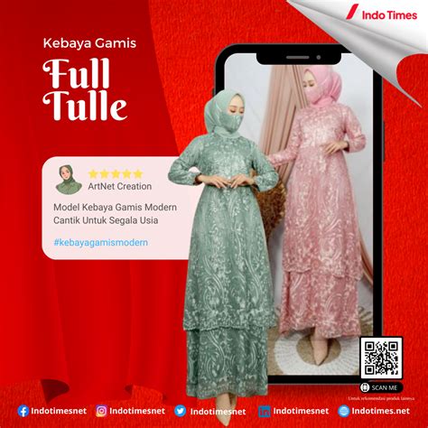 10 Model Kebaya Gamis Modern Cantik Untuk Segala Usia Indotimes