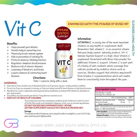 VIT C GUMMY BERRY JUICE SA PTY LTD