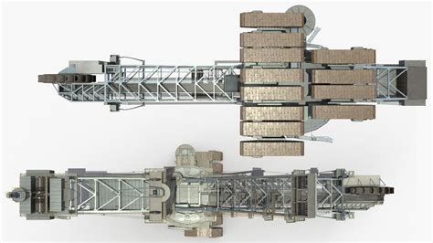 Bagger 293 Bucket Wheel Excavator 3d Model 219 3ds Blend C4d Fbx Max Ma Lxo Obj Free3d