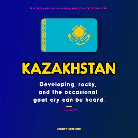 People Describe Their Sex Life As A Country We Didnt See That Coming