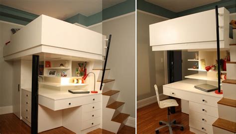 Loft Beds With Desk Turn Your Bedroom Into An Efficient Work Station