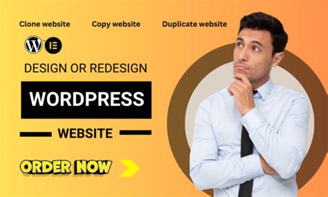 Clone Redesign Duplicate Copy Wordpress Website Landing Page By Ruby