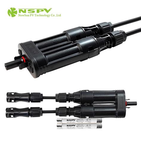 Tuv Certified Pv Solar Branch Fuse Connector Inline Fuse 2 Cable To Female Type 4fbcf 15