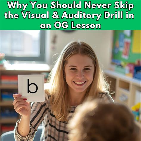 The Visual And Auditory Drills Orton Gillingham Mama