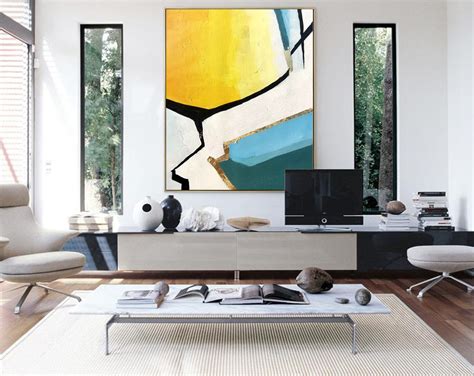 Extra Large Wall Art Framed Original Abstract Painting Large Etsy