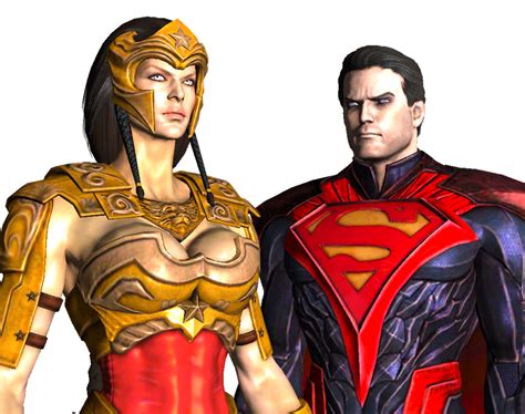 Injustice Gods Among Us Superman And Wonder Woman By Corporacion08 On
