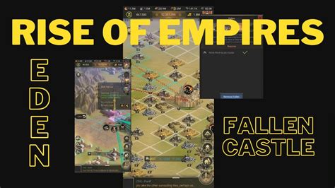 Rise Of Empires Eden Fallen Castle Youtube