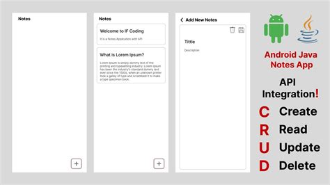 Android Notes App With CRUD API Complete Tutorial JAVA YouTube