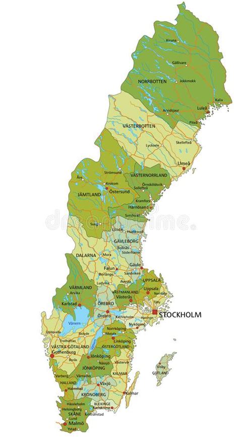 Mapa Político Editable Altamente Detallado Con Capas Separadas Sudar