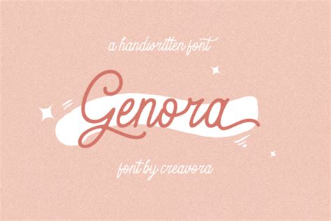 Genora Font Digital Font Download