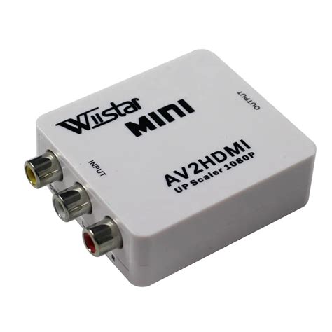 Wiistar Mini AV2HDMI Upscaler 1080P PS 2 DV Adpter AV RCA To HDMI VIDEO CONVERTER ADAPTER In