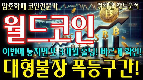 월드코인 전망 대형불장 폭등구간 드디어 날짜 확정 이번엔 절대 놓치면 안됩니다 바로 확인 하세요 월드코인 월드코인전망 월드코인목표가 Youtube