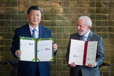 Lula Da Silva E Xi Jinping Assinam 37 Acordos Comerciais