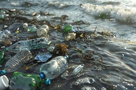 Recycling Ocean Plastics Premium Ai Generated Image