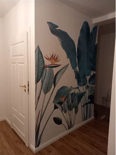 Фототапети за стена Цветя на хортензия рисунка в стил акварел бежови цветове флорални чл