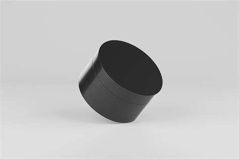 Premium Photo Black Plastic Cosmetic Multiple Jars Mockup 3d Illustration