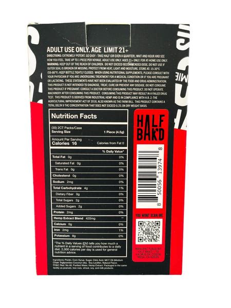 Half Bakd Thcad9thcp Sumo 2pc Gummies 30pk Display 10000mg Cotto
