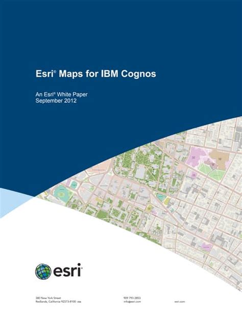 Esri Maps For Ibm Cognos Pdf Web Development Internet