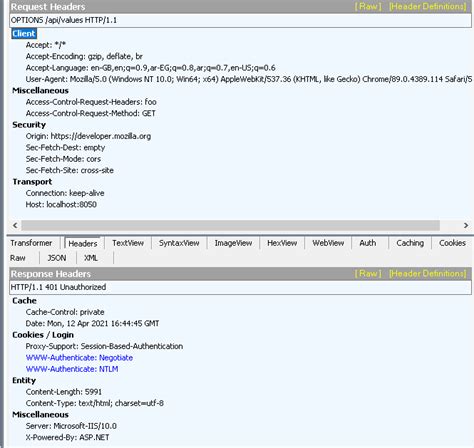 Asp Net Core CORS Preflight Request Doesn T Hit IIS Until Fiddler Is